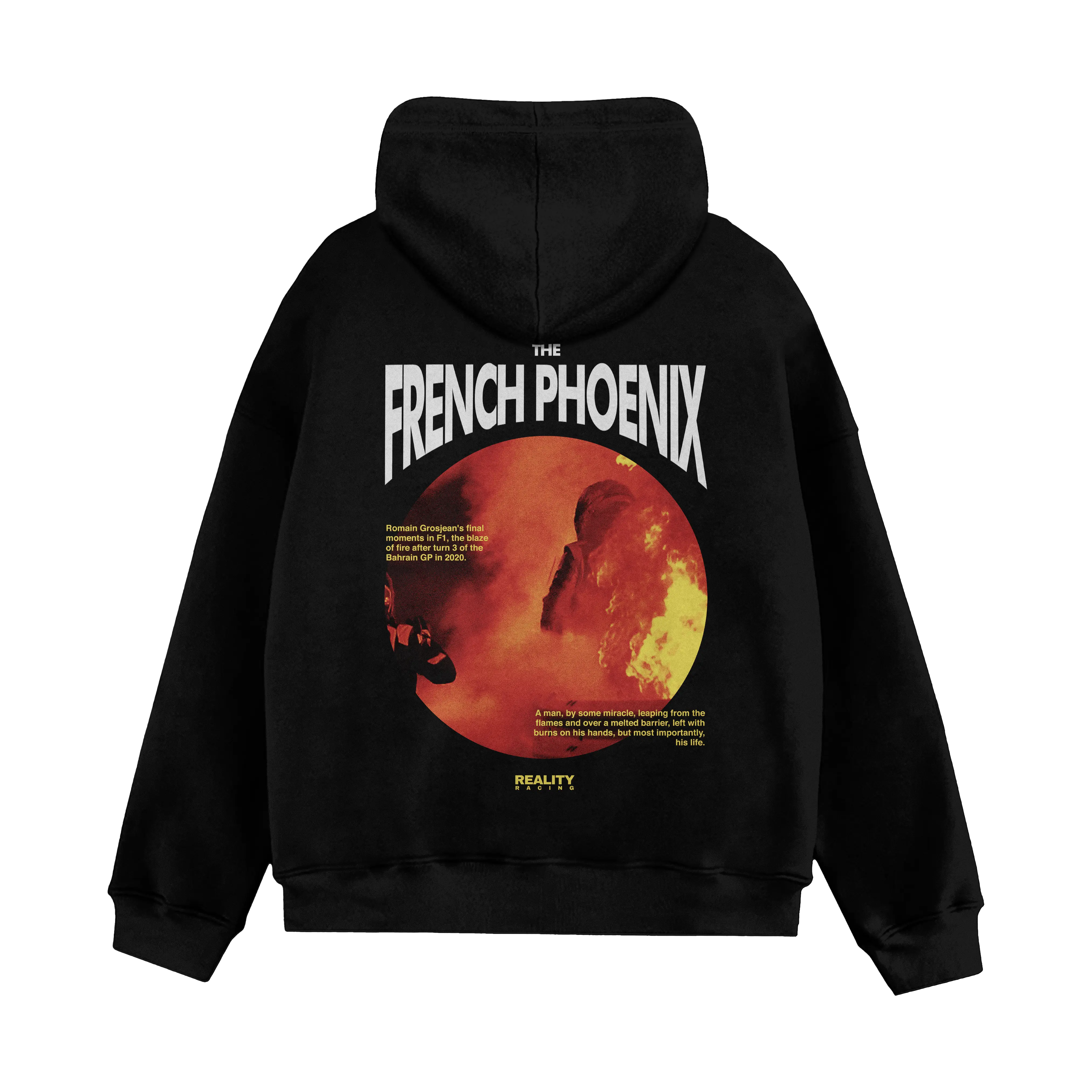 Grosjean French Phoenix Hoodie – Reality Racing